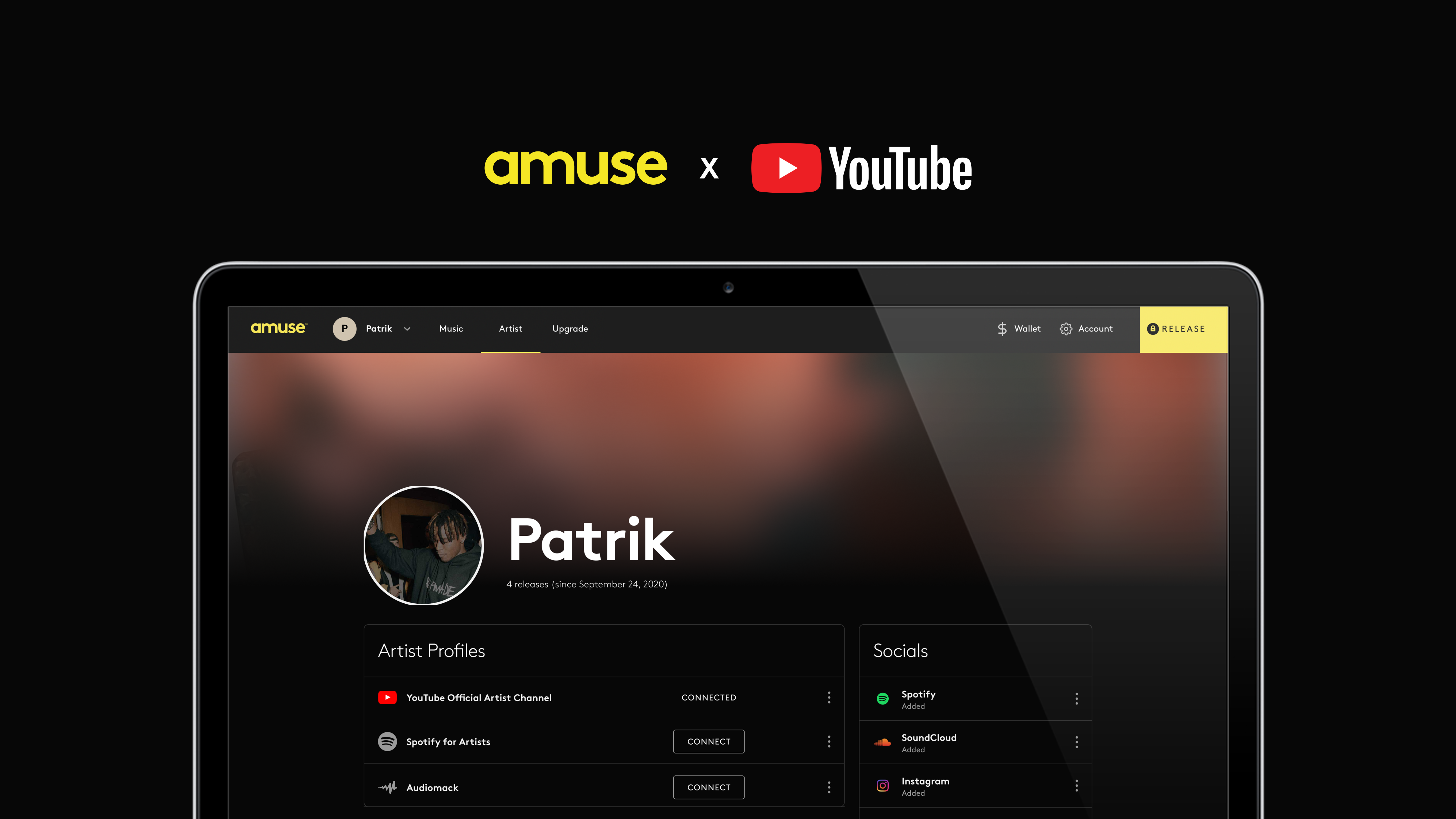 How to Set Up a YouTube Official Artist Channel | amuse